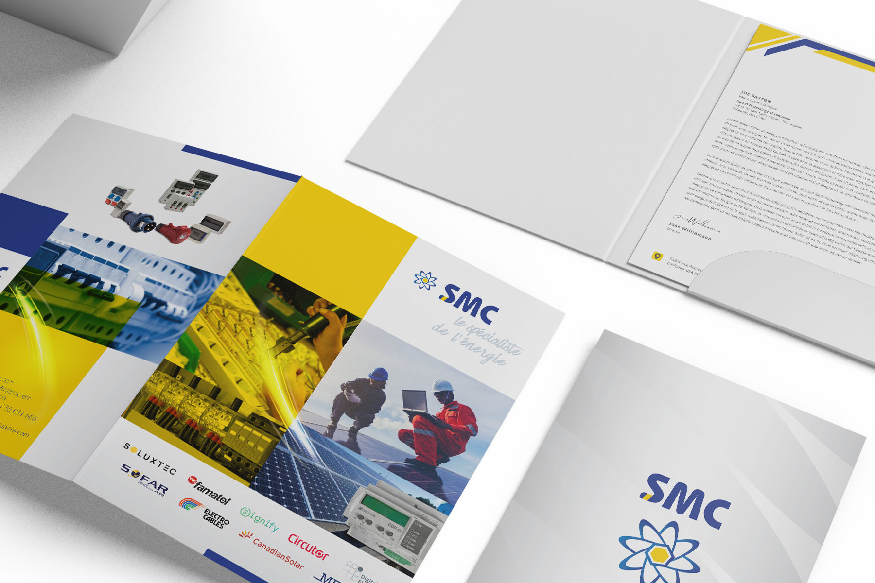 Création brochure SMC - WEB MEDIA Agence web Tunisie